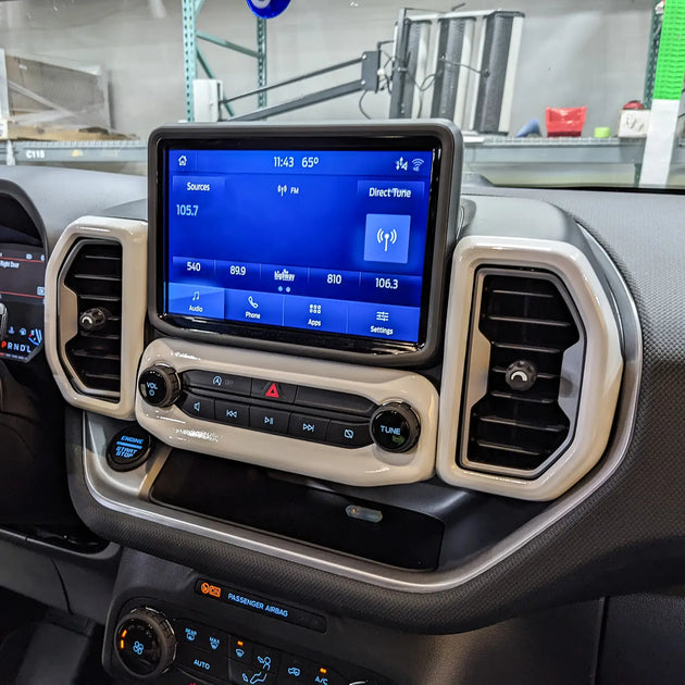 2021+ Ford Bronco Sport Heritage Interior White Dashboard Control Trim ...
