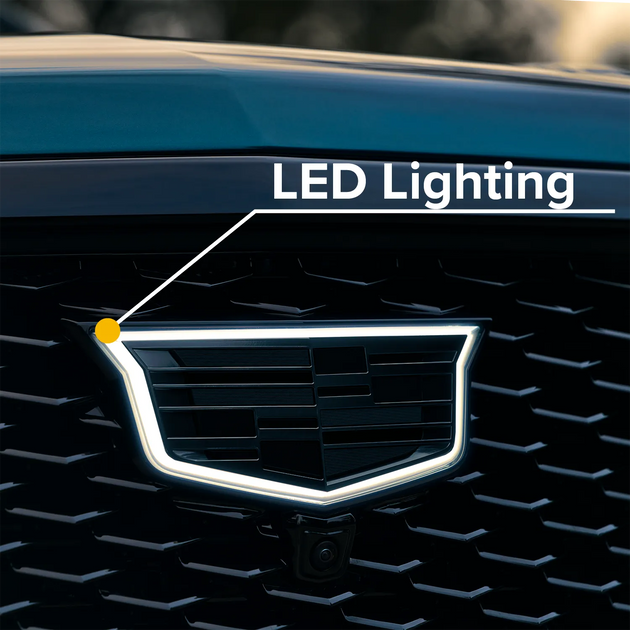 Blackout Illuminated Emblem Set | Fits 2025+ Cadillac Escalade – VIP ...