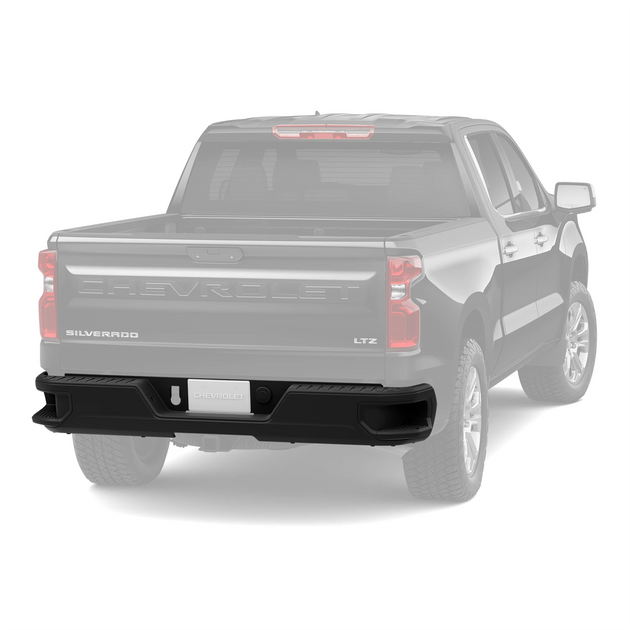 2022+ Chevy Silverado 1500 Chrome Delete Rear Bumper – VIP Auto Accessories