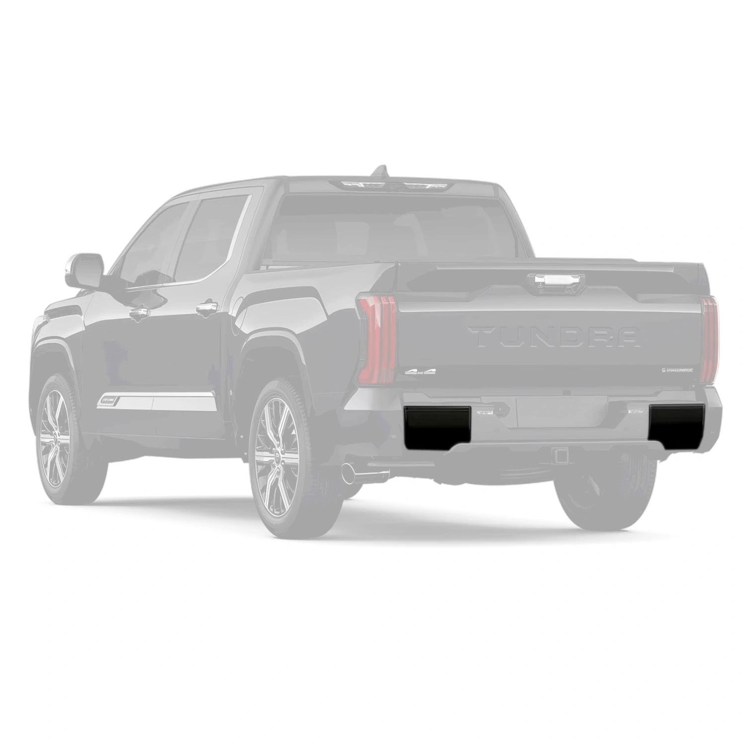Blackout Rear Bumper End Caps | Fits 2022+ Toyota Tundra – VIP Auto ...