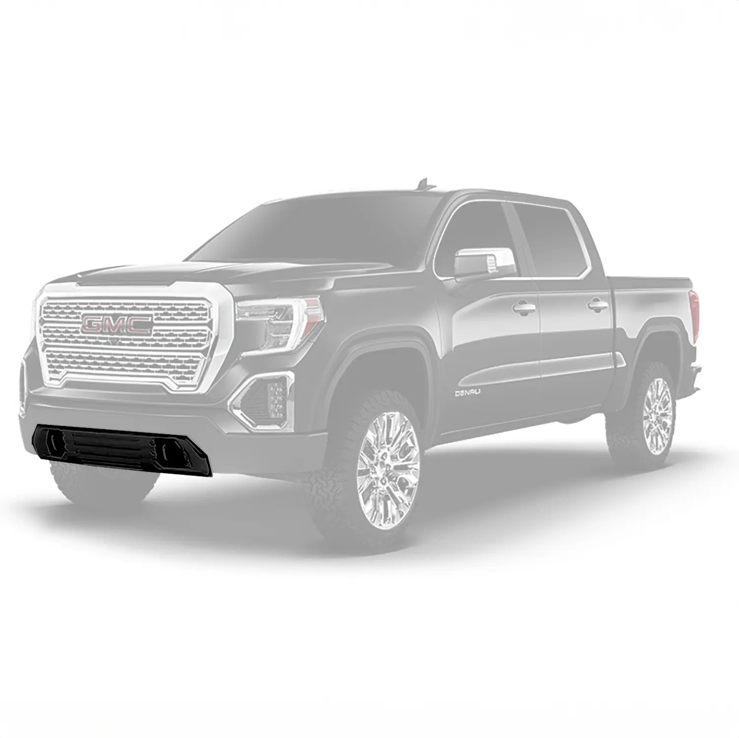 2019-2021 GMC Sierra 1500 Blackout Front Bumper Trim – VIP Auto Accessories