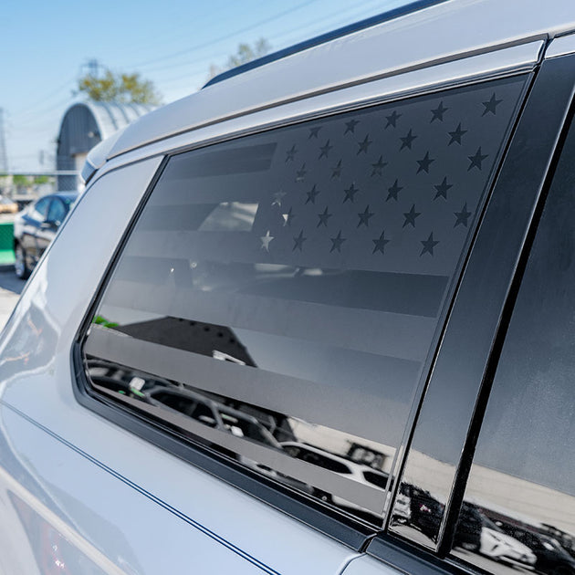 2022+ Jeep Grand Cherokee American Flag Quarter Glass Decal – VIP Auto ...