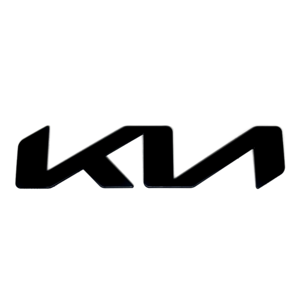 Painted Black Front Emblem | Fits 2022-2026 Kia Telluride – VIP Auto ...