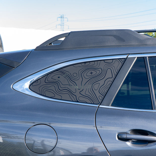 2020+ Subaru Outback Topographic Quarter Glass Decal – VIP Auto Accessories